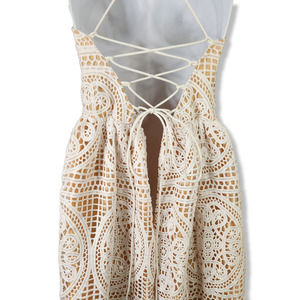 Chicwish | Dresses | Chic Wish Dress Womens Xsmall White Boho Hippie ...